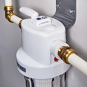 GE Whole House Water Filtration System | Reduces Sediment, Rust & More | Install Kit & Accessories Included | Filter Not Included | Replace Filters (FXHTC, FXHSC) Every 3 Months | GXWH40L