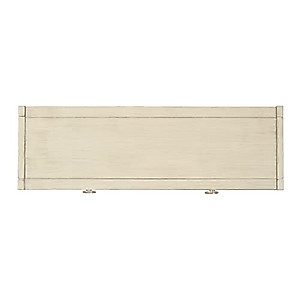 SAFAVIEH Home Collection Sadie Contemporary Antique White 2-Drawer Console Table (Fully Assembled)