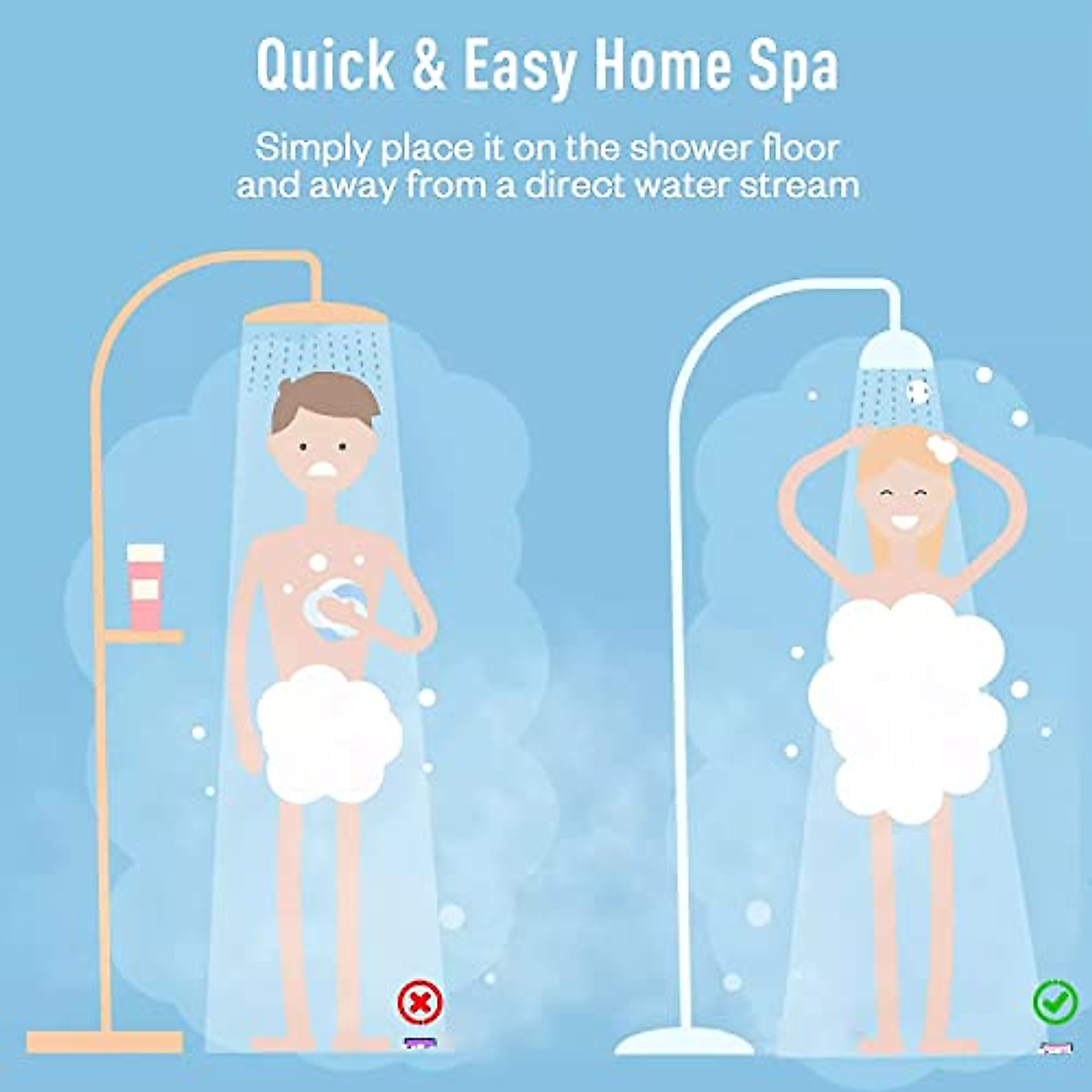 Aromatherapy Shower Steamers Bath Bombs for Women,6-Pack Shower Bombs with Essential Oils,3 Sweet Sensual Scents,Shower Aromatherapy Tablets for Relaxation and Wellness,Stress Relief,Enjoy Home Spa