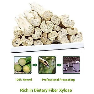 XLpeixin 300g Snacks Sweet Bamboo Chew Toy for Rabbits Chew Sticks for Hamster Chinchilla Guinea Pig,Molar Treats Snack for Small Animals…