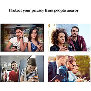 NC 2 Pack Privacy Screen Protector Compatible with Samsung Galaxy A33 / A42 / A32 / A12/ A13 / A02S / A03S, Tempered Glass Anti-Glare Full Coverage Film, Anti-Spy Black Shield Saver