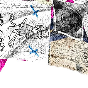 Super Soft Blanket, Flannel Micro Fleece Blanket Cool Throws Cozy Plush All Season Blanket for Bed Couch Sofa 60 x 50 Inches