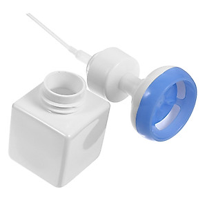 FRCOLOR Soap Pump Bottle Foaming Soap Dispenser 250ml Shampoo Refillable Bottle for Essential Oils Lotions Liquid Conditioner Blue