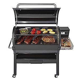 Weber SmokeFire EX6 (2nd Gen) Wood Fired Pellet Grill, Black