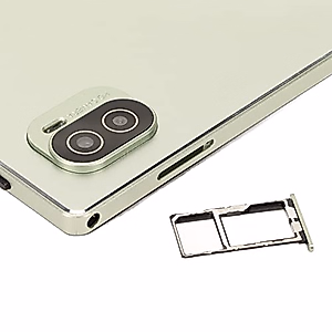 HD Tablet, 10in 1920x1200IPS Display Tablet PC Double Anti Light 2.4G 5G WiFi 6GB 128GB Front 800W Rear 2000W Octa Core 4G Calling Tablet for 12 100 to 240V Green (UK Plug)