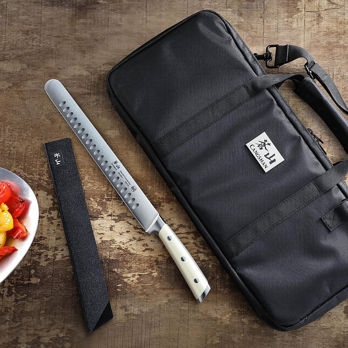 Cangshan S1 Series 7-Piece BBQ Knife Set, Forged German Steel, 1023718