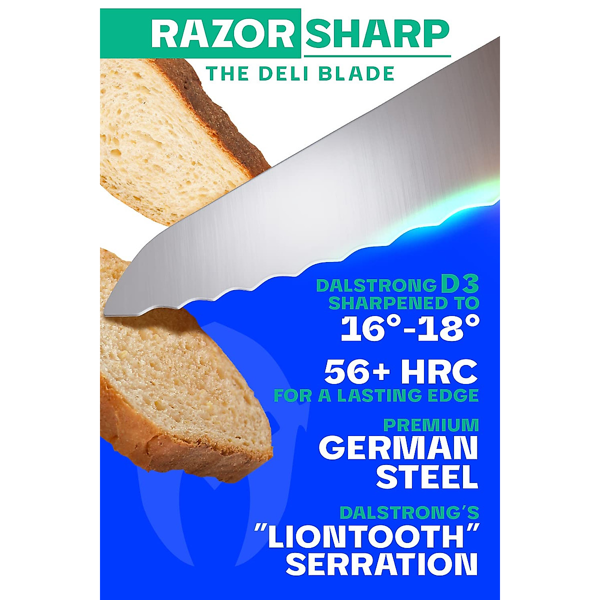 Dalstrong Serrated Utility Knife - 5.5 inch - Gladiator Series Elite - Forged High Carbon German Steel - Kitchen Knife Gift - Serrated Knife Blade - Sheath Included - NSF Certified