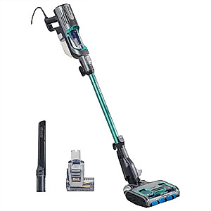 Shark Vertex Ultralight DuoClean PowerFins Lightweight Corded Stick Vacuum with Self Cleaning Brushroll and LED Headlights, Mint (Renewed)