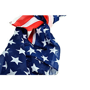 REINDEAR Premium American Flag Scarf 7 Styles(Chiffon)