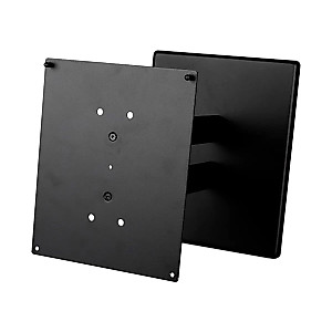 Monolith 28in Steel Speaker Stand - with Adjustable Top Plate, Hold Speakers Weighing Up to 75 Pounds, Scratch‑Resistant