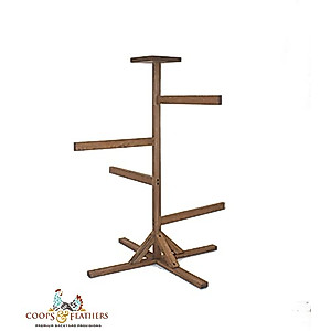 Coops & Feathers Roosting Perch-A Perfect Bird's Eye View (Small)