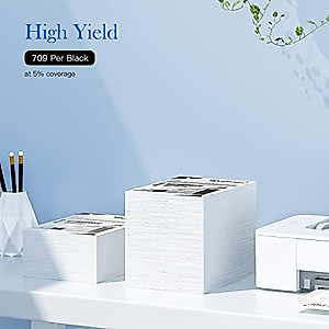 Valuetoner Remanufactured Ink Cartridge Replacement for HP 64XL 64 XL Black Ink Cartridges Used in Envy Photo 7858 7855 7155 6255 6252 7120 6232 7158 7164 7255e 7955e 7958e Printer (2 Black)