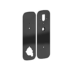 Lockly PGA006MB Deadbolt Cover Plate Accessory for Lockly Latch Smart Locks, Rust-Proof Stainless Steel for Door Lock Hole Filler Plate (Matte Black)
