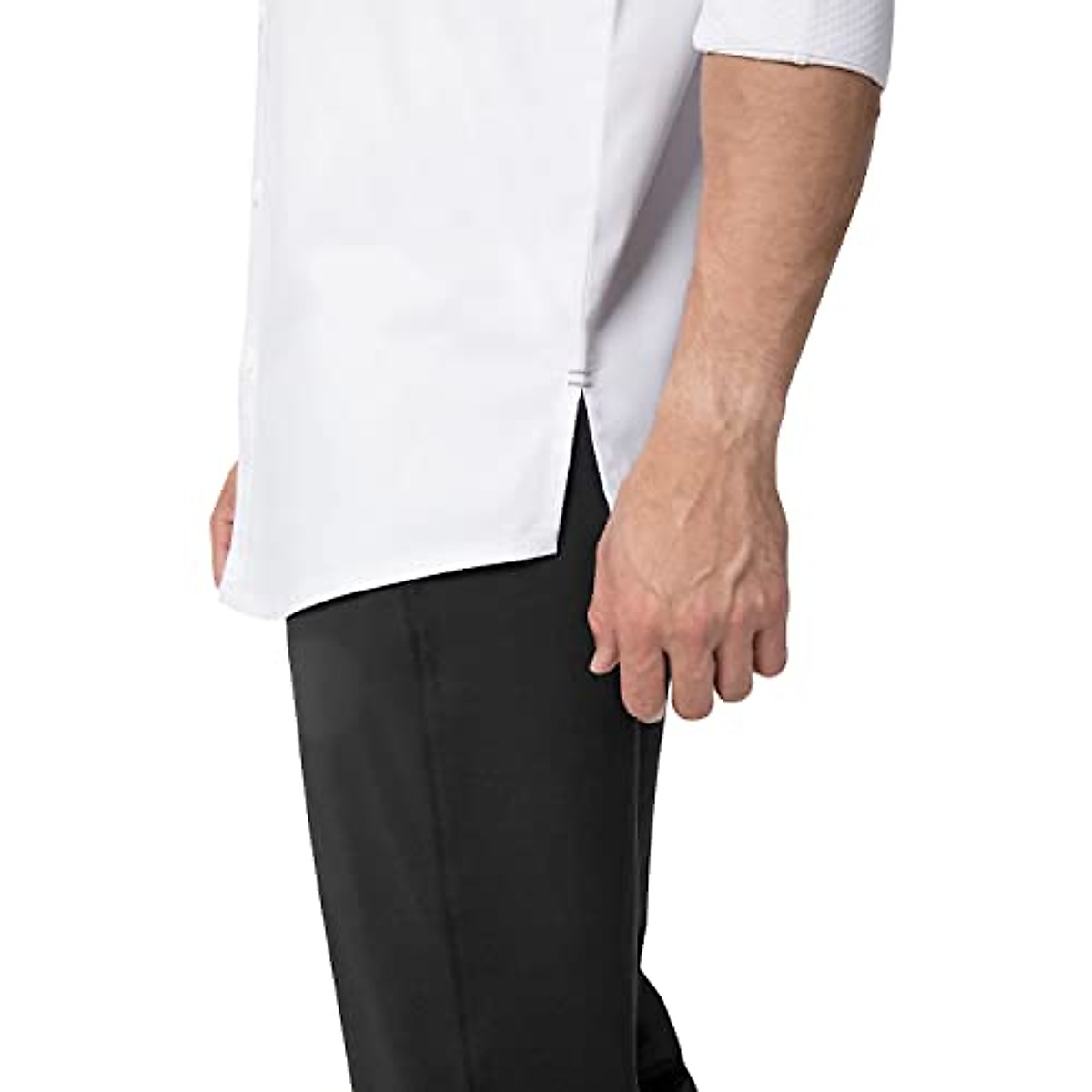 Chef Works Men's Tulum Chef Coat, White, X-Large