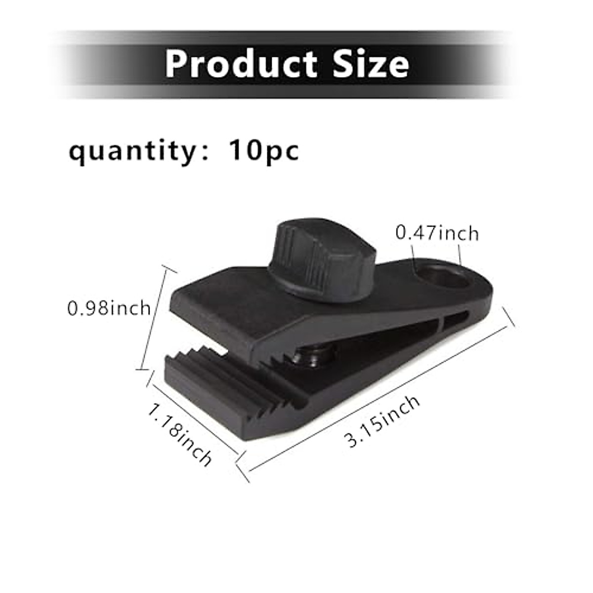 ZBGUN 20 PCS Car Windproof Clip Elastic Cord, Durable Plastic Clip Buckle ，Protect Car Cover from Blowing Off in High Winds,Universal Fit for Most Cars, Sedans, SUVs, Trucks, Vans