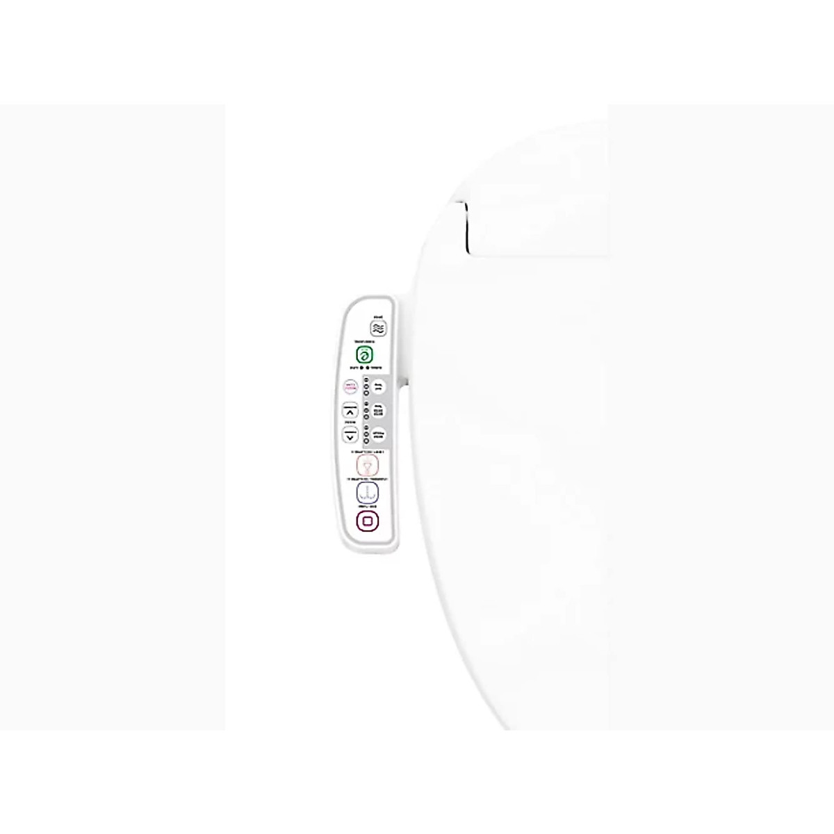 KOHLER BN330-N0 Novita Electric Bidet Toliet Seat, Elongated Heated Bidet Warm Water Bidet with Dryer, Bidets for Existing Toilets, White