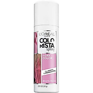 L’Oréal Paris Hair Color Colorista 1-Day Spray, Pastelpink, 2 Ounce