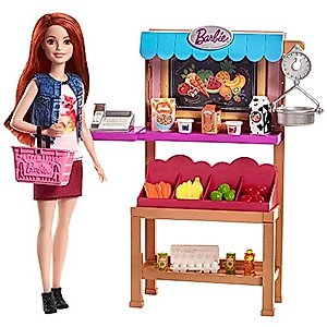 Barbie Grocery Store Playset with Conveyor Belt