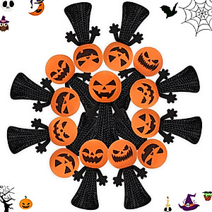Halloween Party Favors Toys for Kids Girls Boys - 24 Pcs Jumping Popper Spring Launchers Toy, Bouncy Novelty Toy ,Classroom Prizes,Halloween Trick or Treating Goodie,Treat Bags Gifts Fillers Bulk