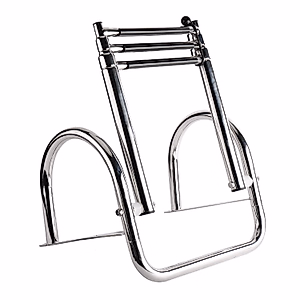 NovelBee 3 Step Inboard Boat Ladder,Stainless Steel Telescoping Step Ladder Folding Dock Ladder for Marine Boat Yacht Swimming Pool