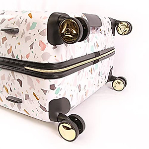 FILA Women's Luggage Hardside Spinner, Beige, Check-in 29"