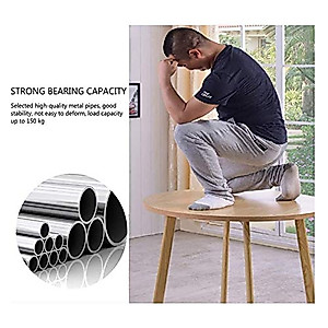 IWQHQXR Office Conference Table, Home Table and Chair Set Modern Simple Leisure Wooden Round Table Living Room Study Bedroom Balcony Kitchen Dining Table (Color : Light Gray) (Color : Powder)