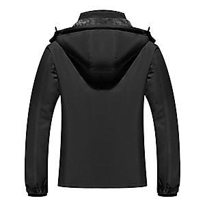 WULFUL Women’s Waterproof Snow Ski Jacket Mountain Windproof Winter Coat with Detachable Hood