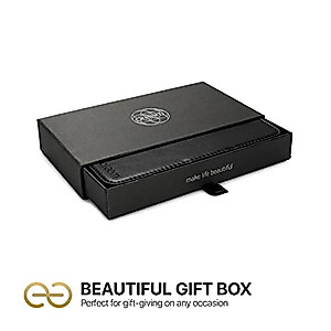 Dreem Fibonacci 2-in-1 Wallet Case for Apple iPhone 13 Pro - Luxury Vegan Leather, Magnetic Detachable Shockproof Phone Case, RFID Card Protection, Magsafe Compatible - Black