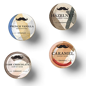 Artizan Coffee USDA Organic Espresso Coffee Capsules For Nespresso Original | Flavors Variety | 40 Compatible Compostable Pods