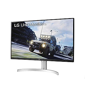 LG 32UN550-W 32-Inch UHD (3840 x 2160) VA Monitor with HDR 10, AMD FreeSync and Itle/Height Adjustable Stand (31.5" Diagonal), Silver (Renewed)