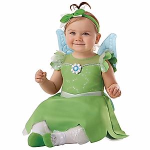 Spirit Halloween Disney’s Peter Pan Baby Tinker Bell Costume | 0m - 6m | Officially Licensed | Complete with Accessories