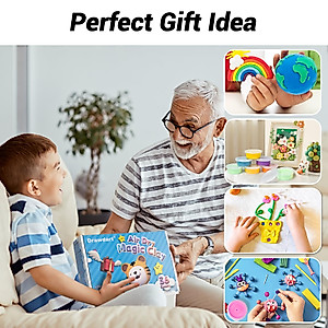 Drawdart Air Dry Clay- 36 Colors Modeling Clay Kit with 3 Sculpting Tools, Safe & Non-Toxic, Magic Foam Clay for Kids and Adults, DIY Molding Clay Gift for Boys and Girls