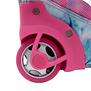 Travelers Club Rolling Backpack, Tie Dye, 18 Inch