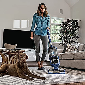 Shark Navigator Upright Vacuum with Lift-Away, Zero-M Anti-Hair Wrap Technology, Anti-Allergen + HEPA Filter and Swivel Steering - ZU560 (Renewed)