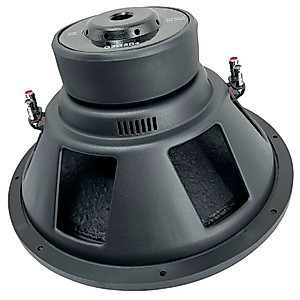 Gravity 1x 15 Inch 2400 Watt Car Audio Subwoofer w/ 4 Ohm DVC Power 15 in. Sub - Feature Dual Voice Coil, Thick Magnet, Design for Car, ATV, Van, High Performance Car Show