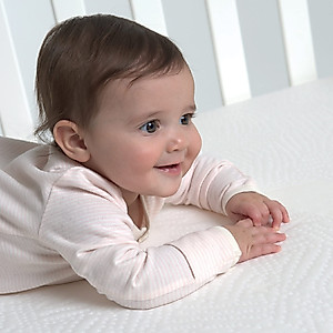 Juniper Dreams Protective Fitted Crib Sheet | Baby Crib Mattress Protector for Standard & Mini Crib Mattress | Toddler Bed Cover for Baby Girls & Boys | Machine Washable Organic Cotton Fitted Sheet