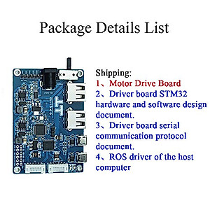 pop mart ROS Smart Car DIY Platform Basic Kit Motor Drive Board It Can Carry SLAM Builds Map Navigation System Voice Navigation Speech Recognition Speech Synthesis ROS Getting Started Tutorial