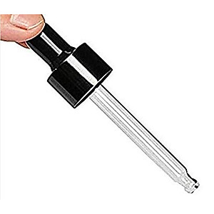 2PCS Clear Empty Glass Attar Bottle With Glass Eye Dropper For Essence Oil Aromatherapy Eye Ear Drop (10ml)