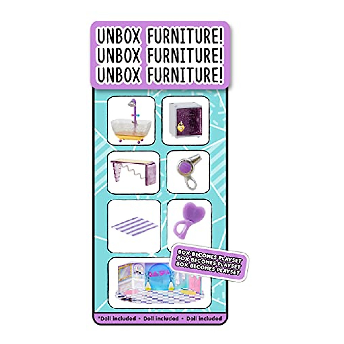 LOL Surprise Winter Chill Hangout Spaces Furniture Playset with Ice Doll, 10+ Surprises with Accessories, For LOL Dollhouse Play - Collectible Toy for Kids, Gift for Girls Boys Ages 4 5 6 7+ Years Old