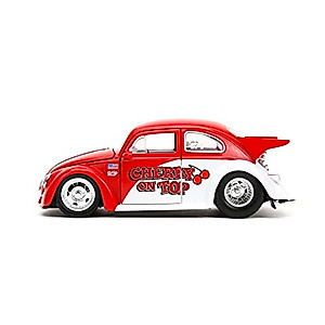 Punch Buggy Slug Bug 1:24 1959 Volkswagen Drag Beetle Die-Cast Car, Toys for Kids and Adults