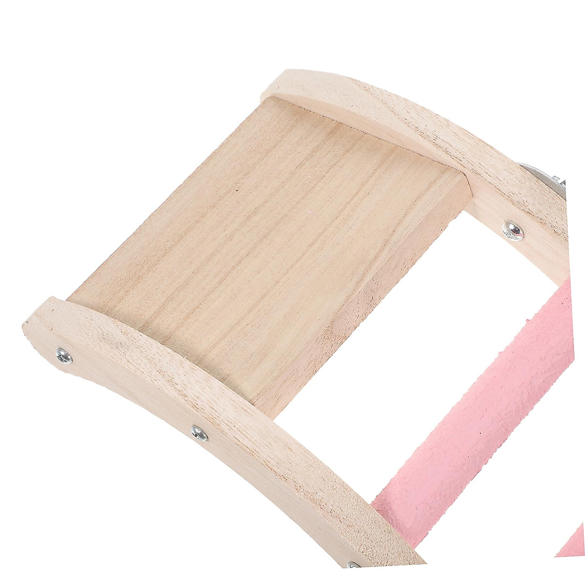 2pcs Bird Wooden Ladder Parrot Cage Ladder Parrot Wooden Ladder Budgerigar Wooden Ladder Pet Small Ladder Creative Parrot Ladder Grinding Claw Bird Ladder Claw Grinding Ladder Toy