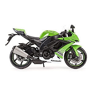 SQFZLL Die Cast Motorcycle Model 1:12 ZX-10R Black Die Cast Vehicles Collectible Hobbies Motorcycle Model Model for Friends (Color : B)