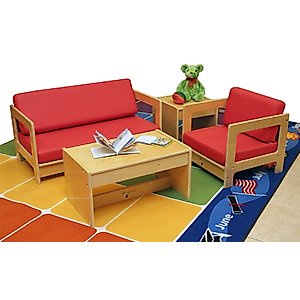 Learningground Preschool Birch School Home Living Room Set 4-Pieces