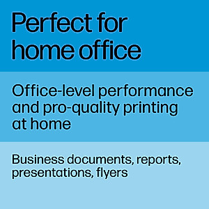 HP OfficeJet Pro 8135e Wireless All-in-One Color Inkjet Printer, Print, Scan, Copy, Fax, ADF, Duplex Printing, Best-for-Home Office, 3 Months of Instant Ink included (40Q35A)