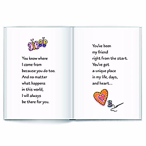 Blue Mountain Arts Little Keepsake Book "Hey, Sister …You Are Amazing and I Love You" 4 x 3 in. Mini-Book Is a Perfect Birthday or "Just Because" Gift Book for a Big or Little Sister, by Ashley Rice