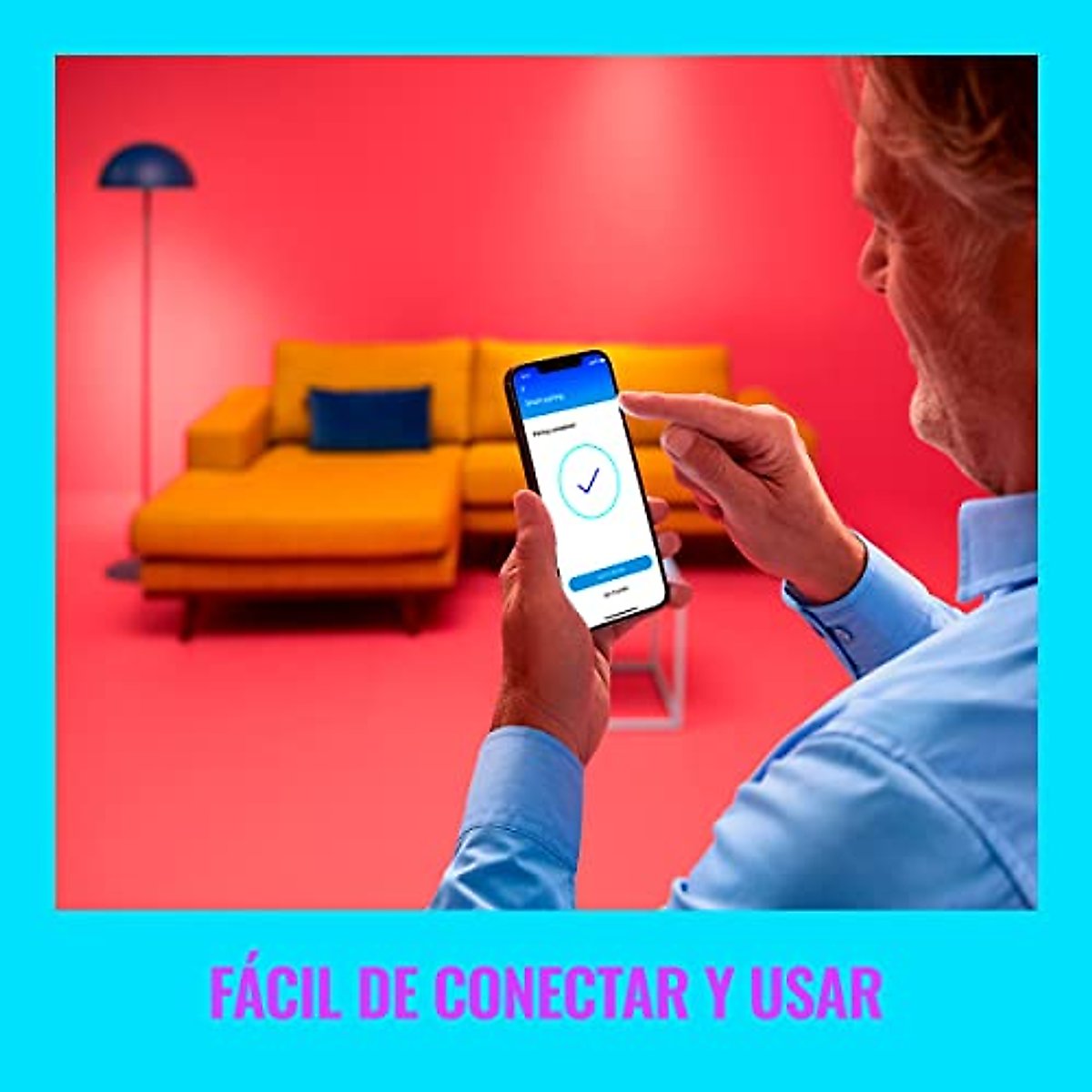 WiZ Clear 60W A19 Tunable White Filament LED Smart Bulb - Pack of 1 - E26- Indoor - Connects to Your Existing Wi-Fi - Control with Voice or App + Activate with Motion - Matter Compatible