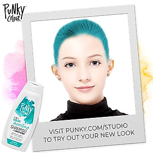 Punky Tealistic 3-in-1 Color Depositing Shampoo & Conditioner with Shea Butter and Pro Vitamin B that helps Nourish and Strengthen Hair, 8.5 oz