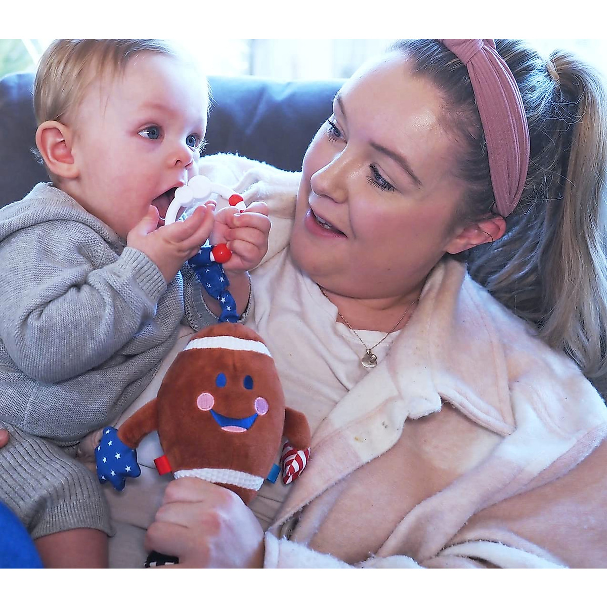 Baby Football Toy for Babies | Your Baby's First Football Buddy | Suitbable from Birth Onwards | Part of The LITTLE SPORT STAR® Baby Collection