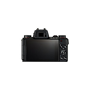 Canon PowerShot G5 X Digital Camera w/1 Inch Sensor and built-in viewfinder - Wi-Fi & NFC Enabled (Black) (Renewed)