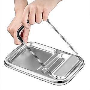 ljhnba Stainless Steel Pot Lid Rack Stand Holder for Cabinet Countertop Storage for Home and Kitchen